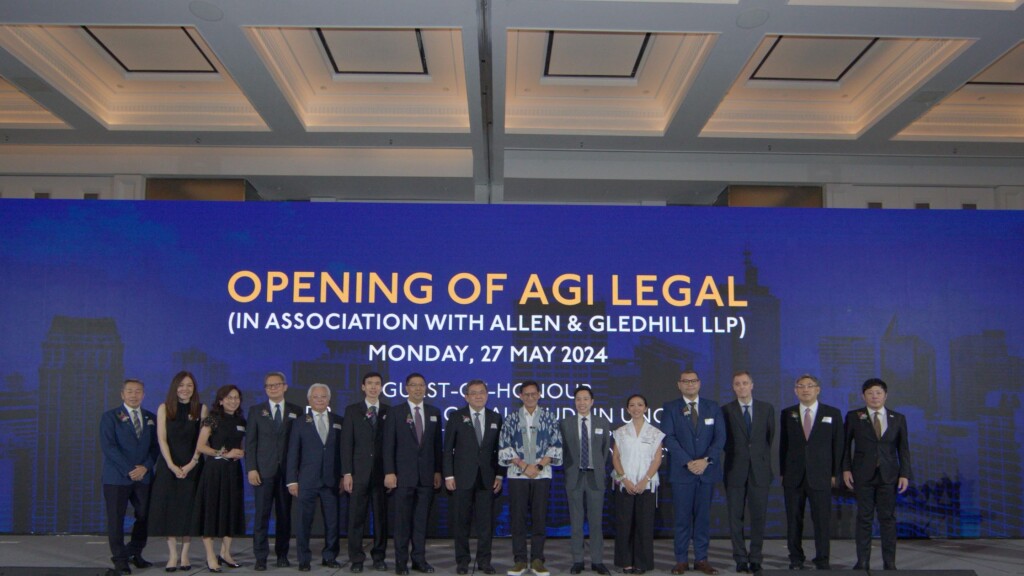 AGI Legal Opens in Indonesia, Joins Allen & Gledhill Network Known as A ...
